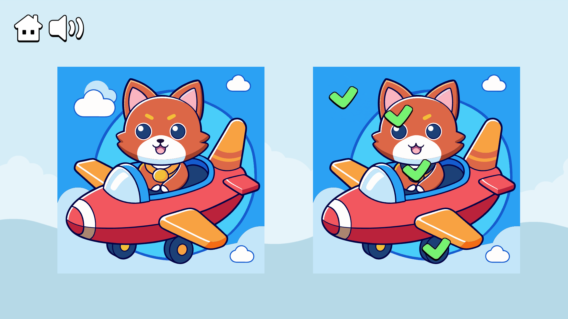 Spot the 5 differences - HTML5 Educational Game - Construct 3 by 2dragontails